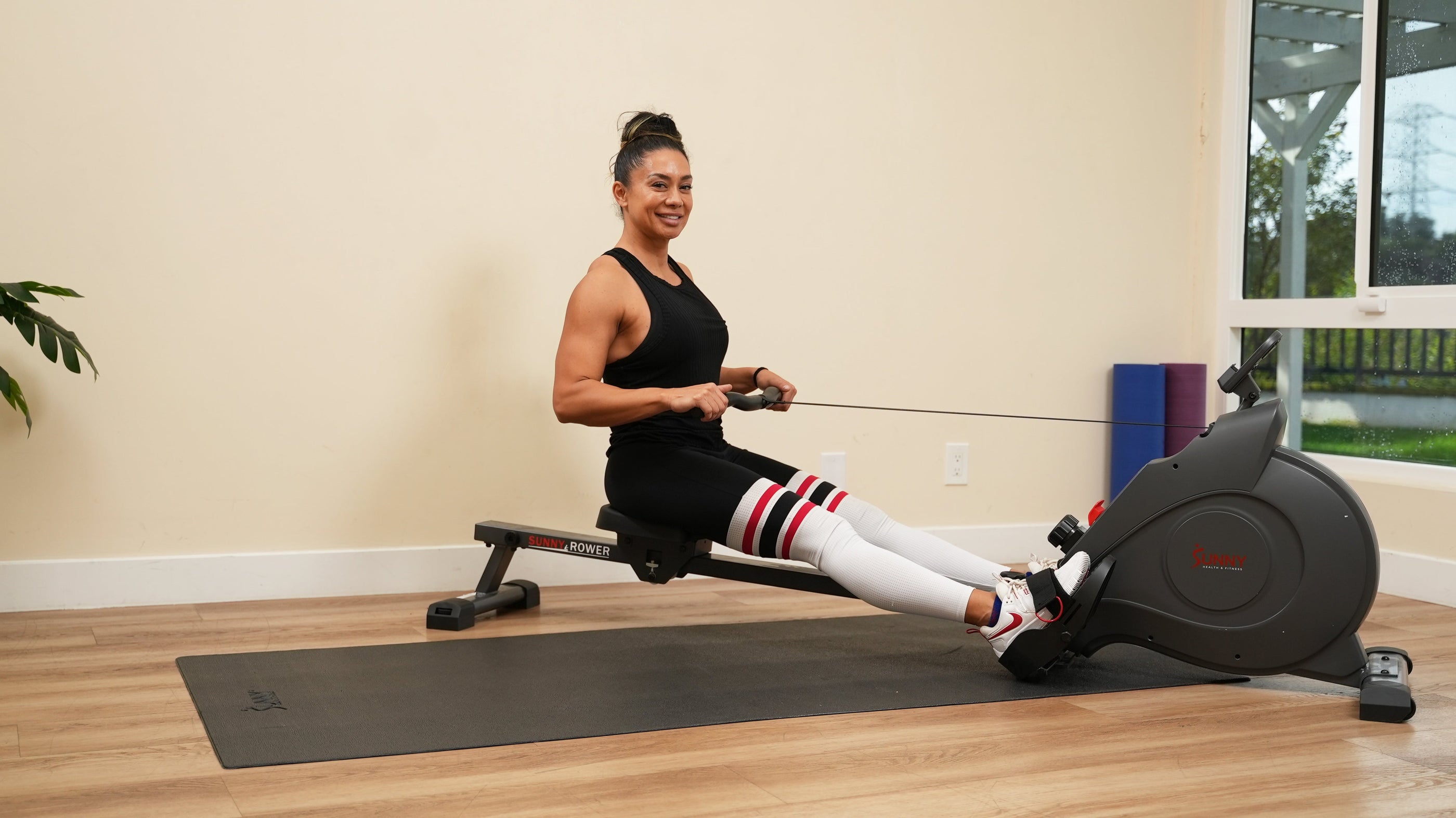10-Minute Beginner Rower Workout | Sunny Health & Fitness
