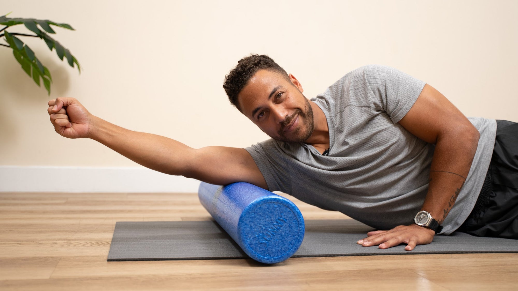 10-Minute Upper Body Foam Roller Workout | Sunny Health & Fitness