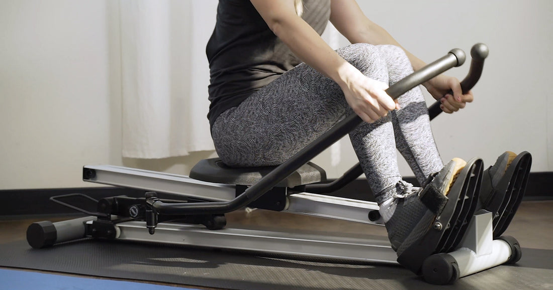 15 Min Intermediate Full Body Incline Rowing Machine Workout | Sunny ...