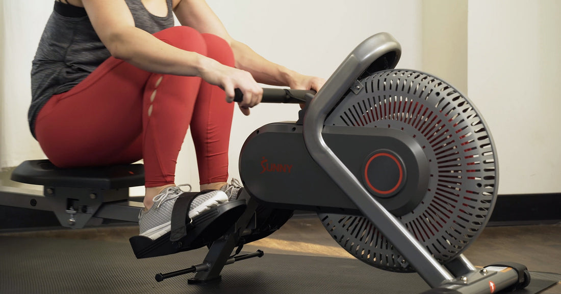 15 Min Power Row & Core-Focused Rowing Machine Workout | Sunny Health ...