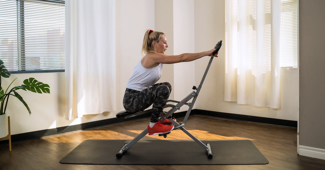 15 Min Row-N-Ride® Glute Mix Workout | Sunny Health & Fitness