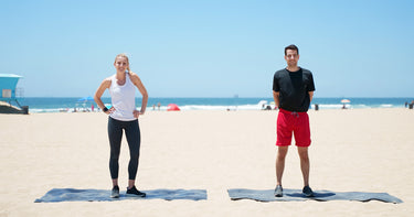 15 Minute Total Body Toning No Equipment Beach Workout | Sunny Health ...