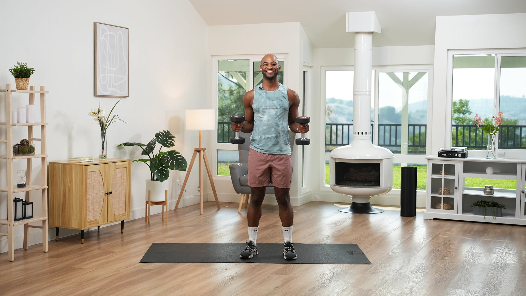 15-Minute Dumbbell Strength Workout | Sunny Health & Fitness