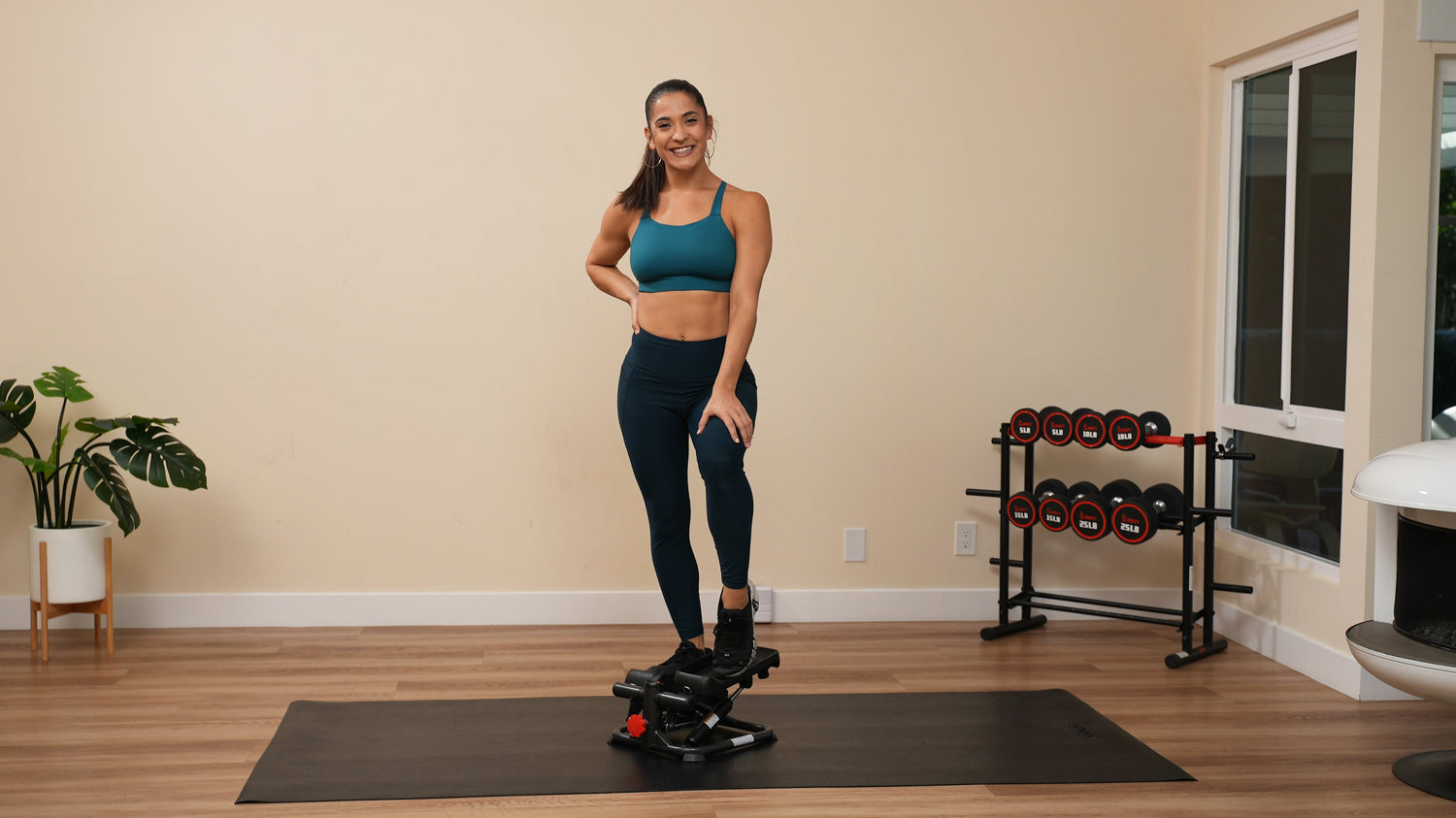 15-Minute Mini Stepper HIIT Workout | Sunny Health & Fitness
