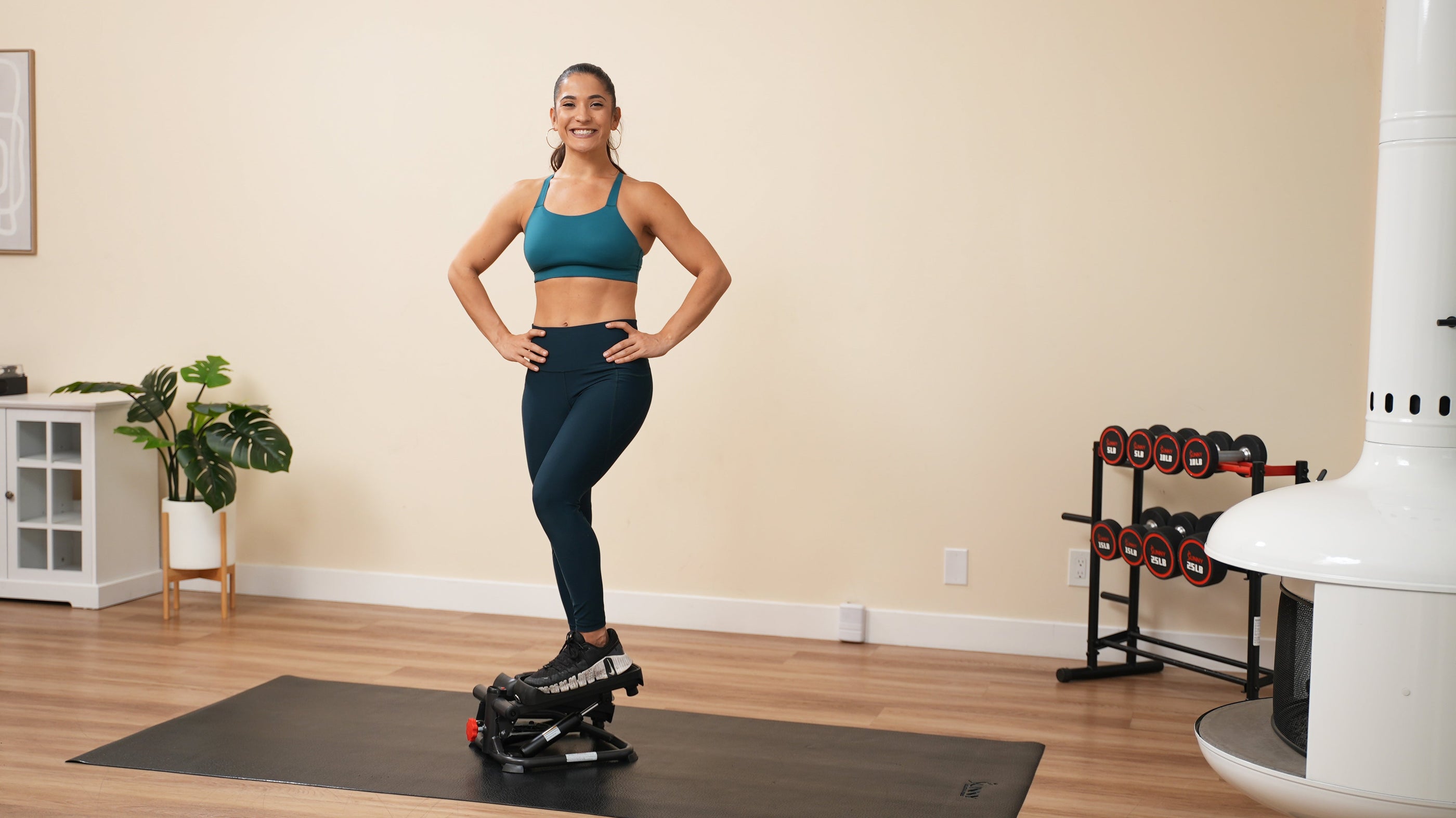 15-Minute Tabata Style Mini Stepper Workout | Sunny Health & Fitness
