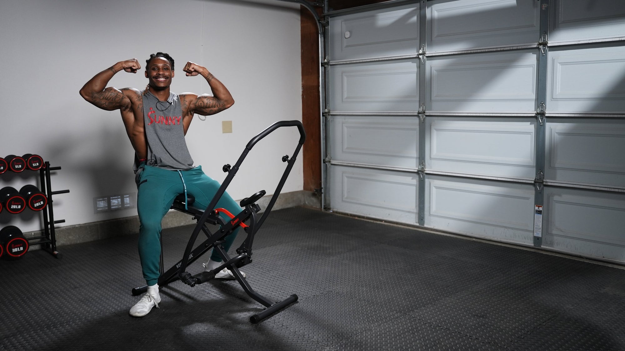 10-Minute Row-N-Ride Interval Workout | Sunny Health & Fitness