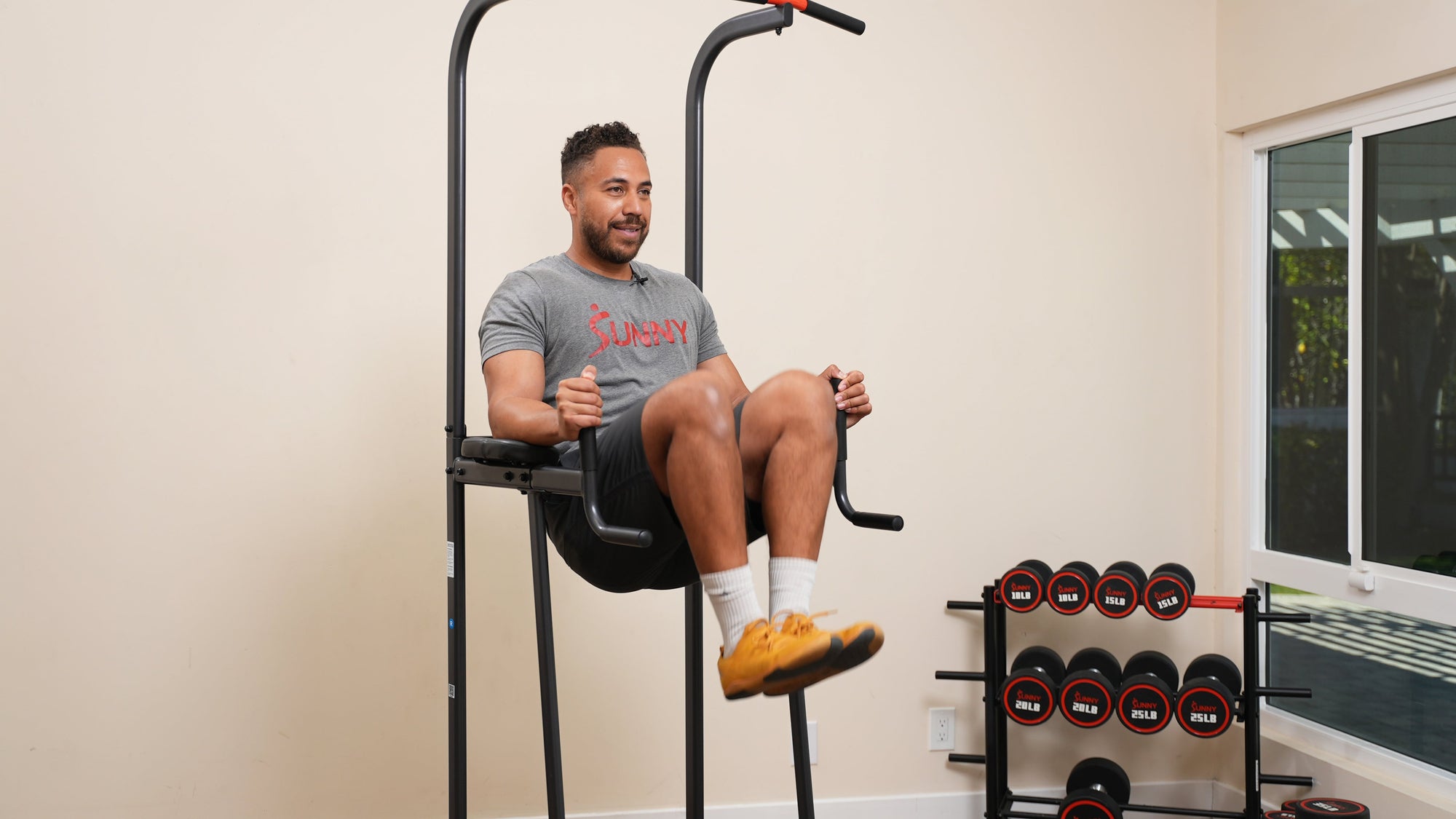 20-Minute Power Tower Workout | Sunny Health & Fitness