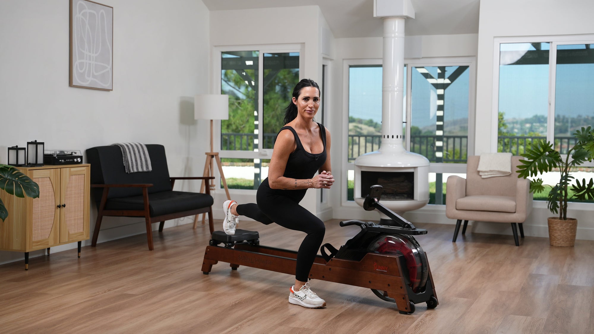 20-Minute Water Rower Workout | Sunny Health & Fitness