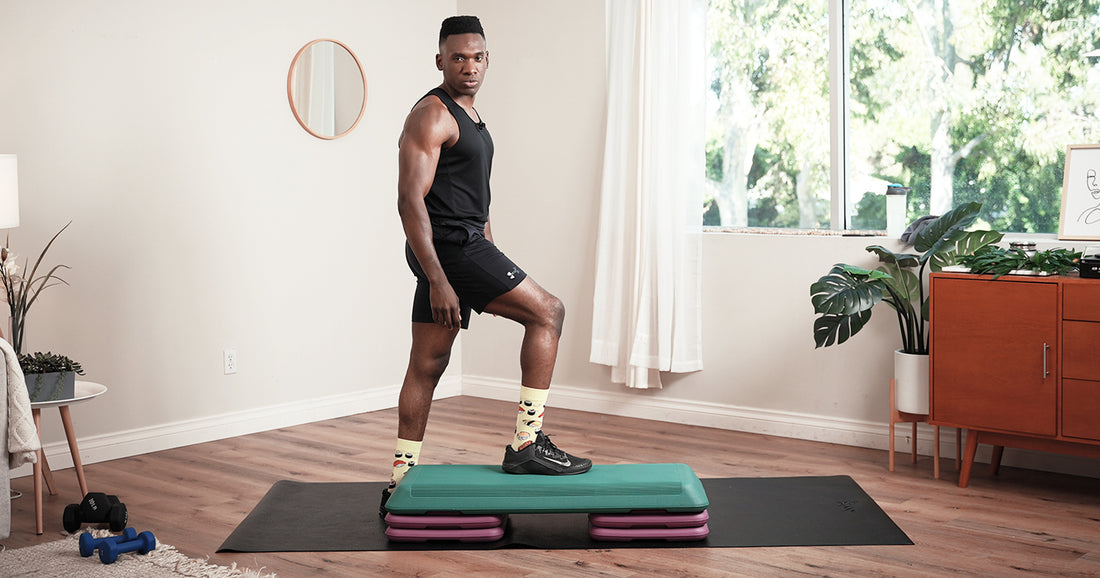 Step Aerobics Workout - 20 Minutes | Sunny Health & Fitness