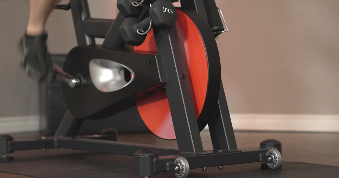 Full Body Cardio Strength Cycle Bike Workout with Weights | Sunny ...