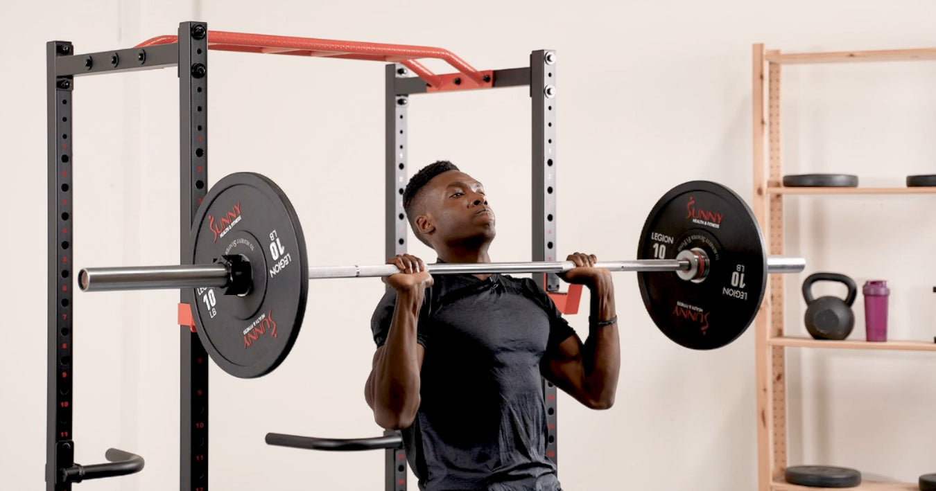 25 Minutes Full Body Beginner Barbell Strength Workout | Sunny Health ...