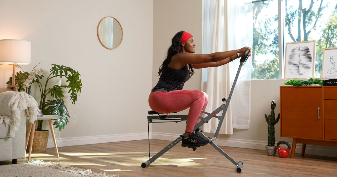 10 Minute Row-N-Ride® for Beginners Workout | Sunny Health & Fitness