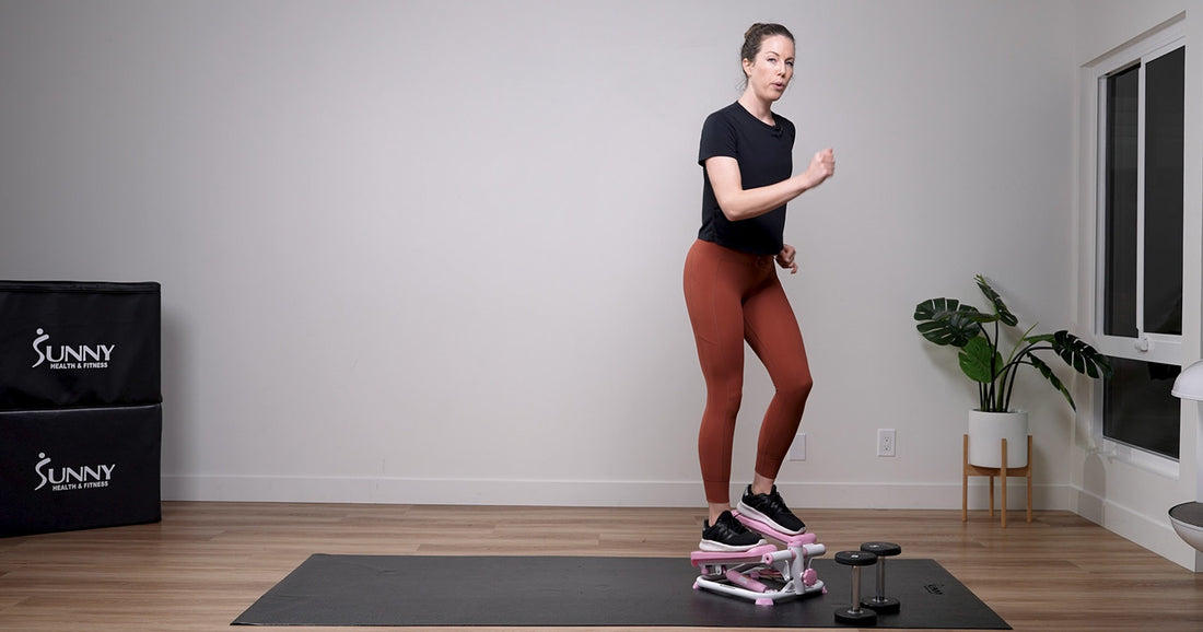 Intermediate Mini Stepper - Strength Supersets | 20 Minutes | Sunny ...