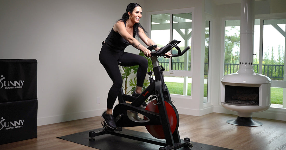 Intermediate Dynamic Cycle Workout | 20 Minutes | Sunny Health & Fitness