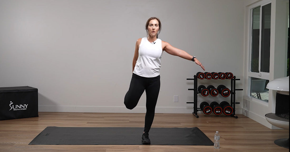 Bodyweight Cardio Workout | 20 Minutes | Sunny Health & Fitness