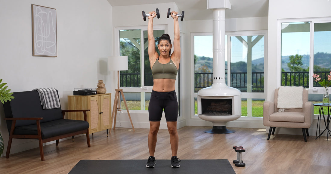 20-Minute Total Body Dumbbell Workout | Sunny Health & Fitness