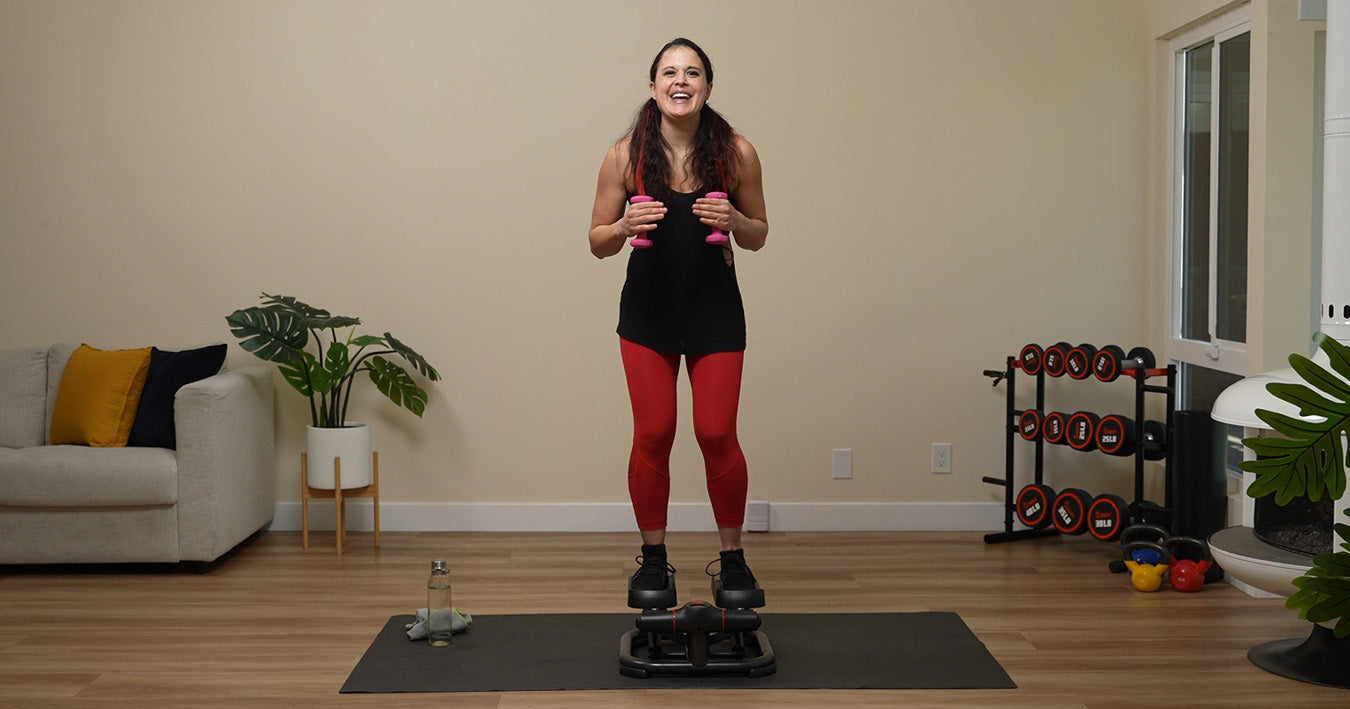 15 Min MINI Stepper Workout #3 - Attainable Steps | Sunny Health & Fitness