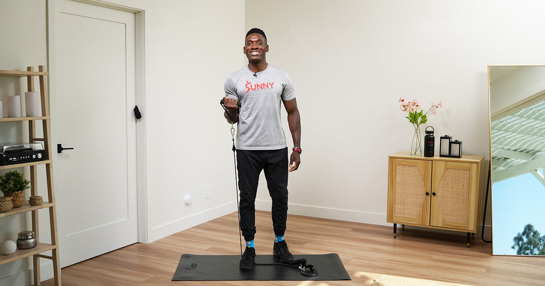 All Levels Resistance Band Tube Workout | 20 Minutes | Sunny Health ...