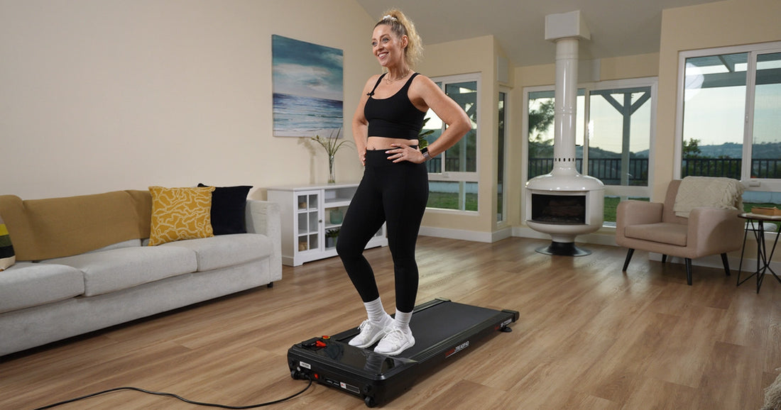 10 Min Treadpad Walk | Sunny Health & Fitness