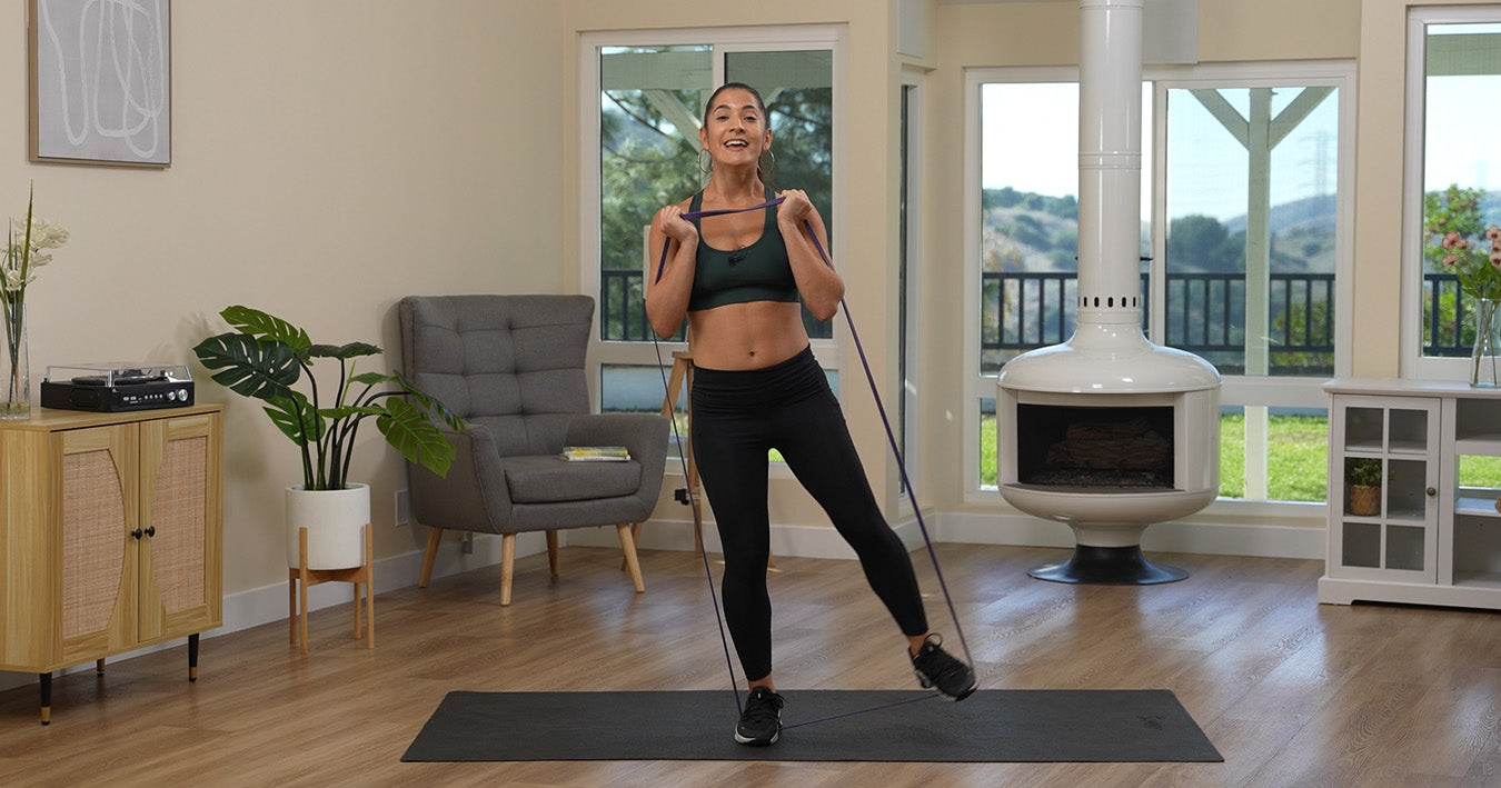 15 Minute Resistance Band Lower Body Workout Sunny Health And Fitness