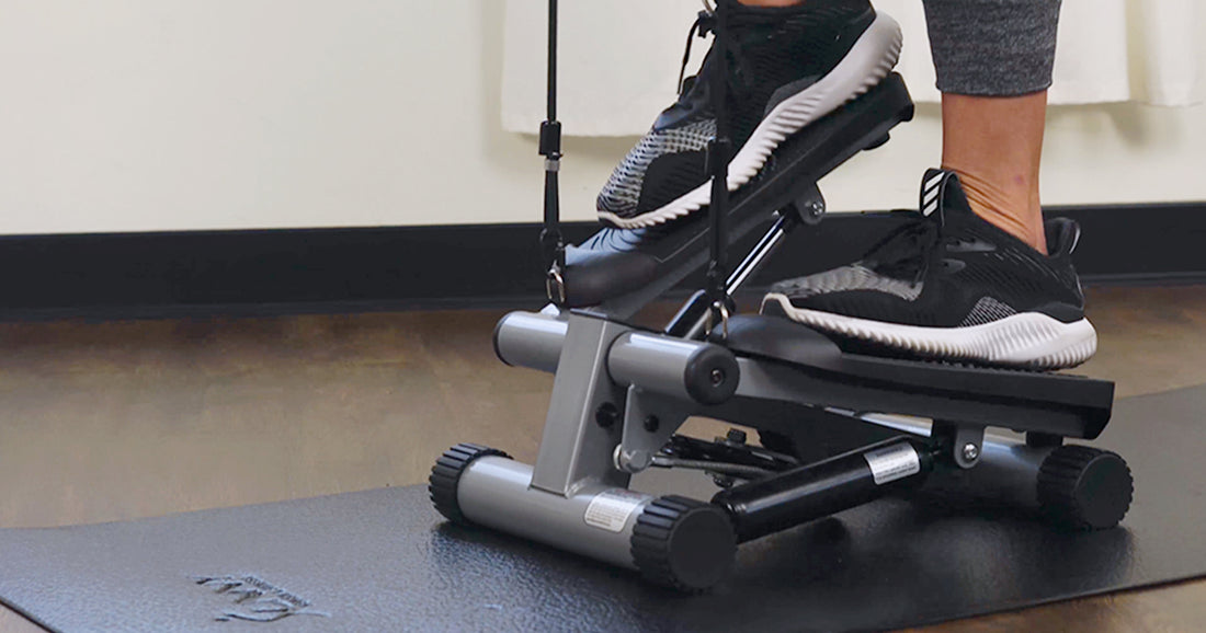 20 Min Stepper Workout: Tone Arms & Legs | Sunny Health & Fitness