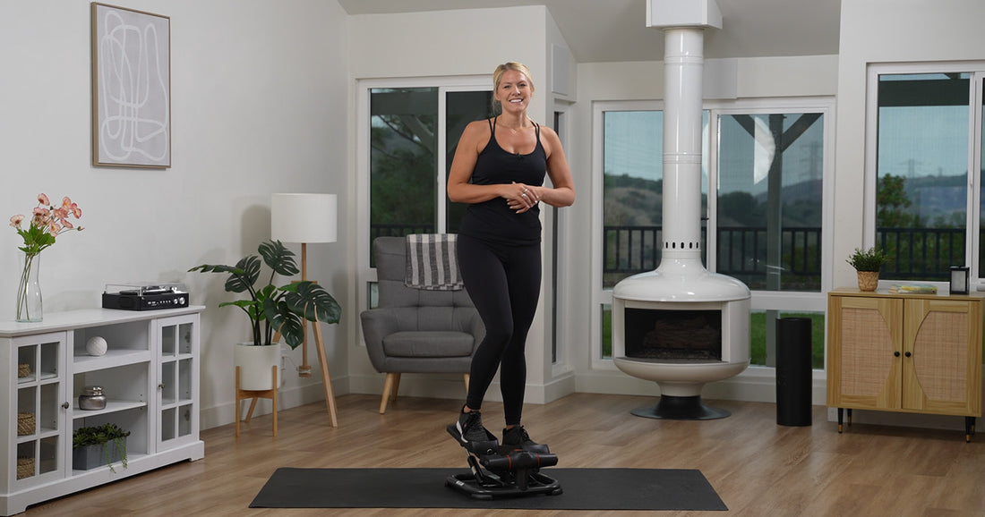 15-Minute Mini Stepper HIIT Workout | Sunny Health & Fitness