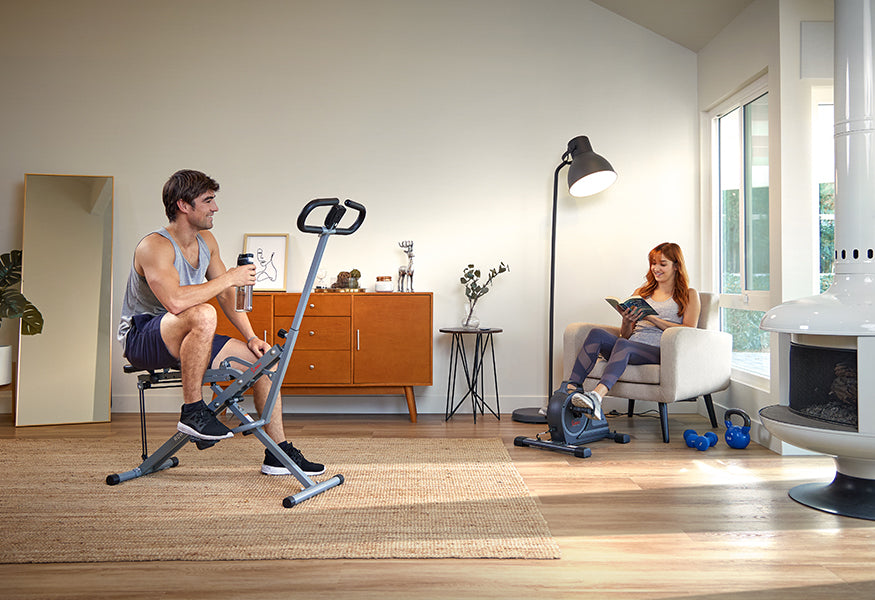 Comfortable Medium-Sized Living Room | Sunny Health & Fitness