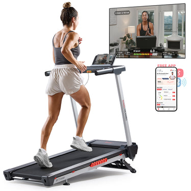 Pace 500 Smart Auto Incline Treadmill | Sunny Health & Fitness | Sunny ...