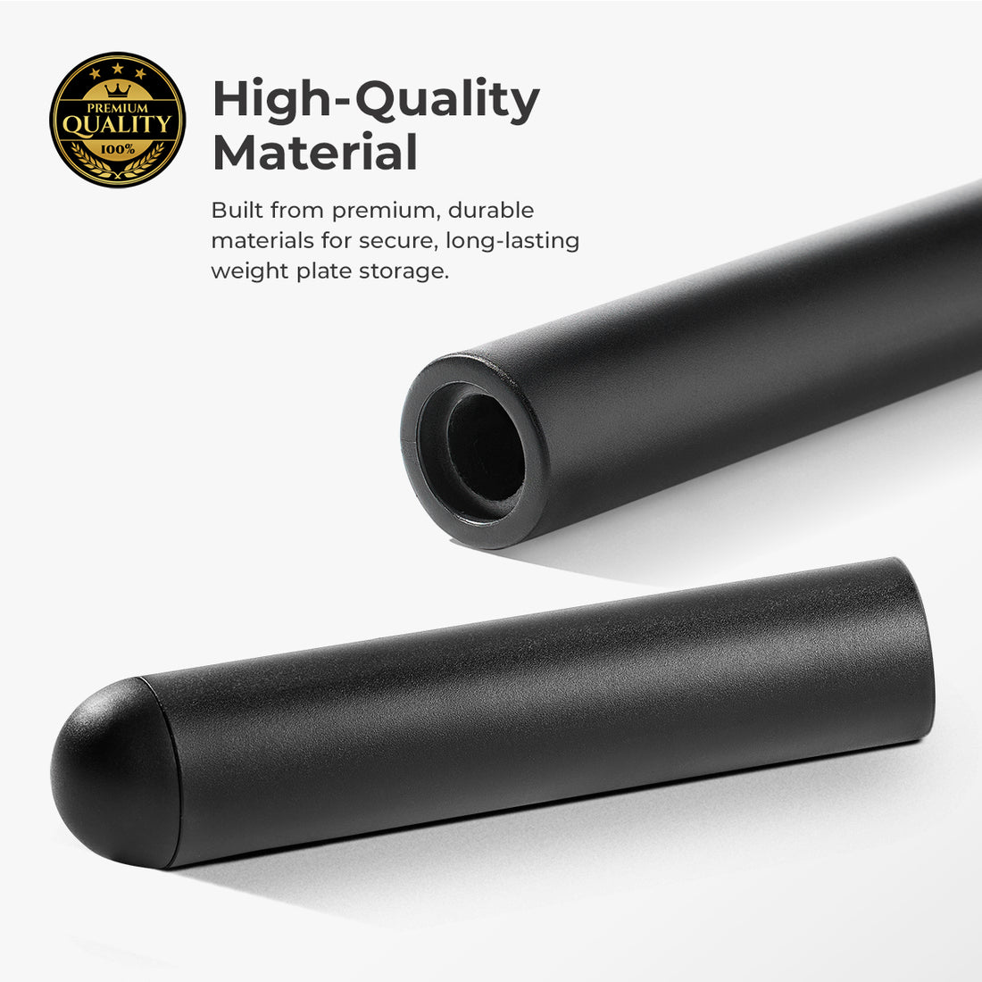 Weight Plate Holder Sleeve for 2-in Olympic Plates | Sunny Health & Fitness