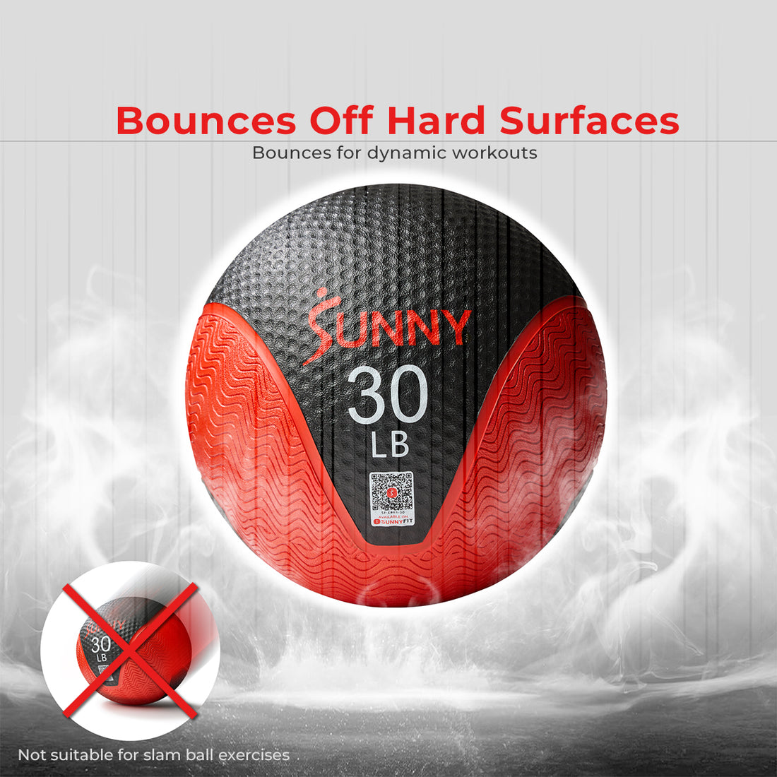 Medicine Ball 4 - 30 LB | Sunny Health & Fitness | Sunny Health & Fitness