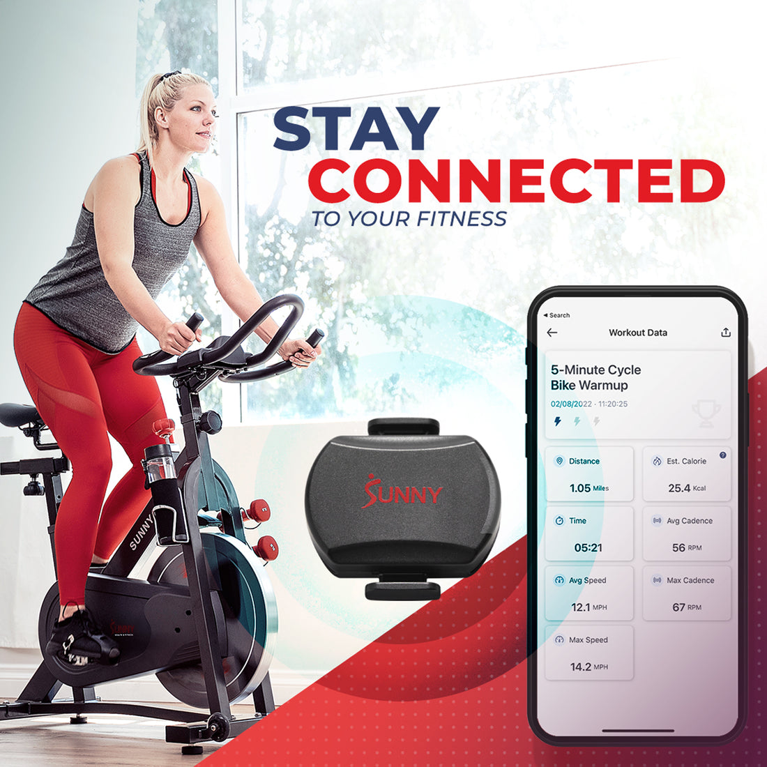 Synergy Exercise Bike Magnetic | Sunny Stationary Cycling | Sunny ...