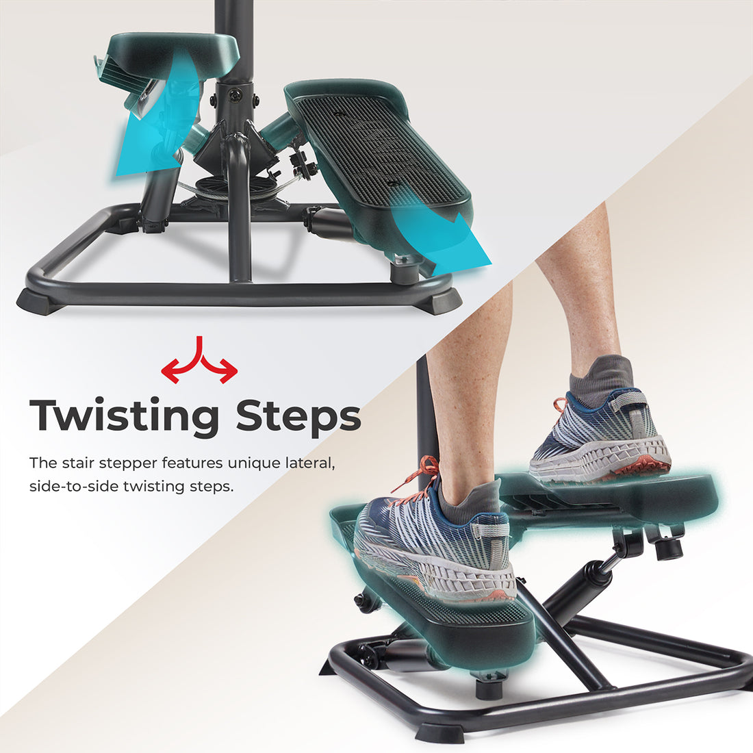 Smart Twist Stepper with Handlebar | Sunny Health & Fitness | Sunny ...