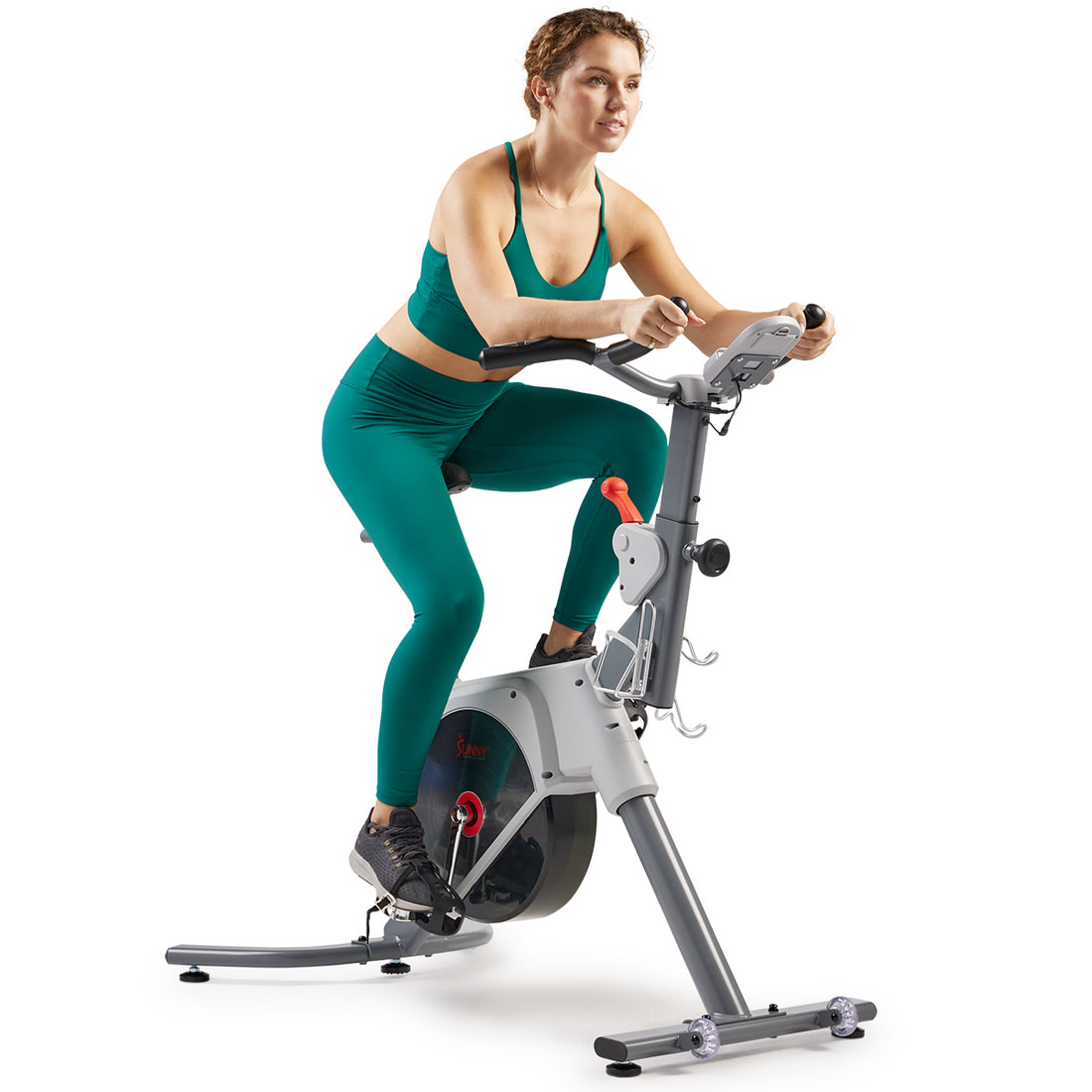 Smart Two-stage Transmission Magnetic Belt Drive Upright Exercise Bike ...