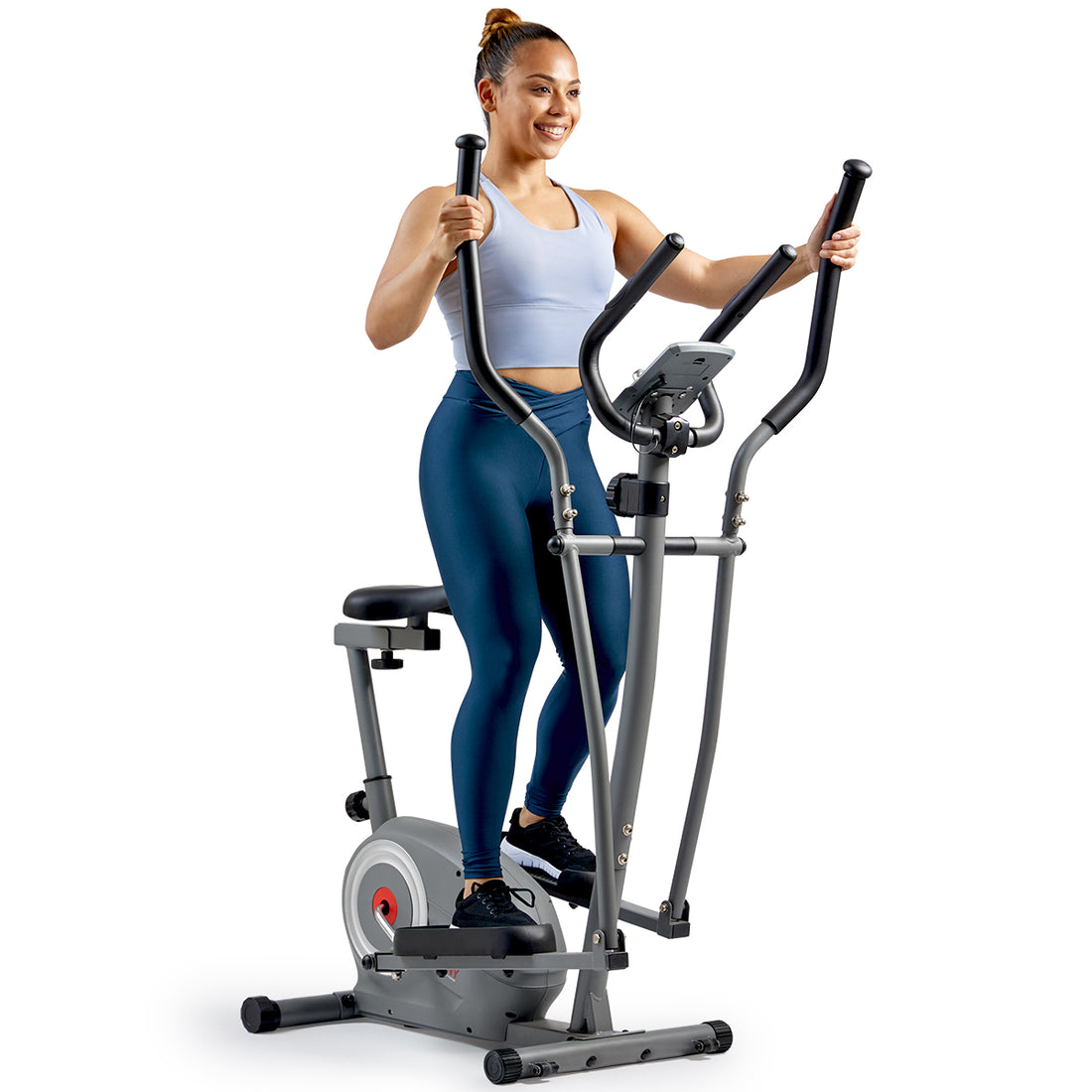 Smart Compact Sit and Stand Elliptical | Sunny Health & Fitness | Sunny ...