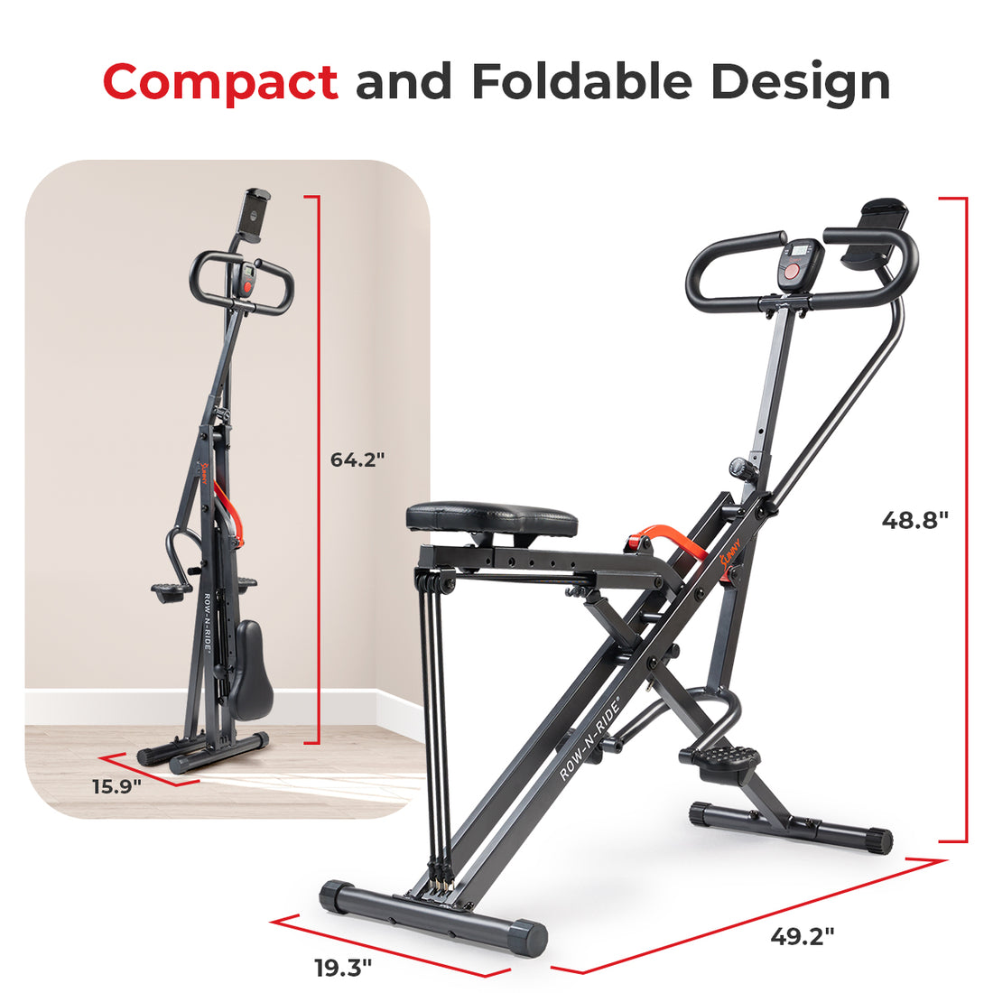 Smart Upright Row-N-Ride® Squat Assist Trainer Machine for Abs and ...