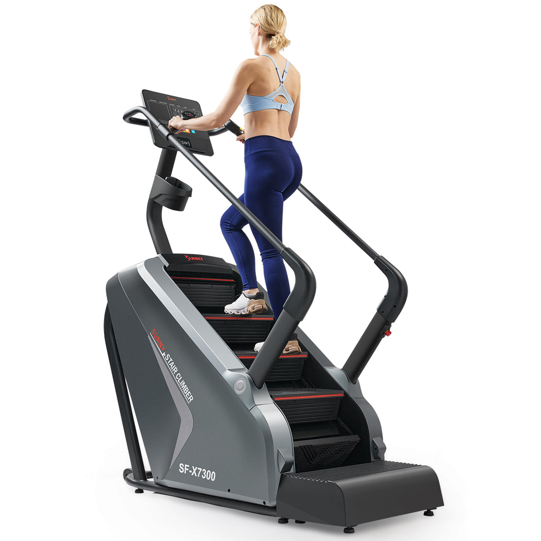 Commercial Level Motorized Stair Step Machine | Sunny Health & Fitness ...