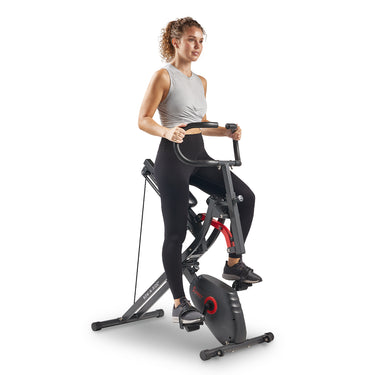 Upright Row-N-Ride® Exercise Bike | Sunny Health and Fitness