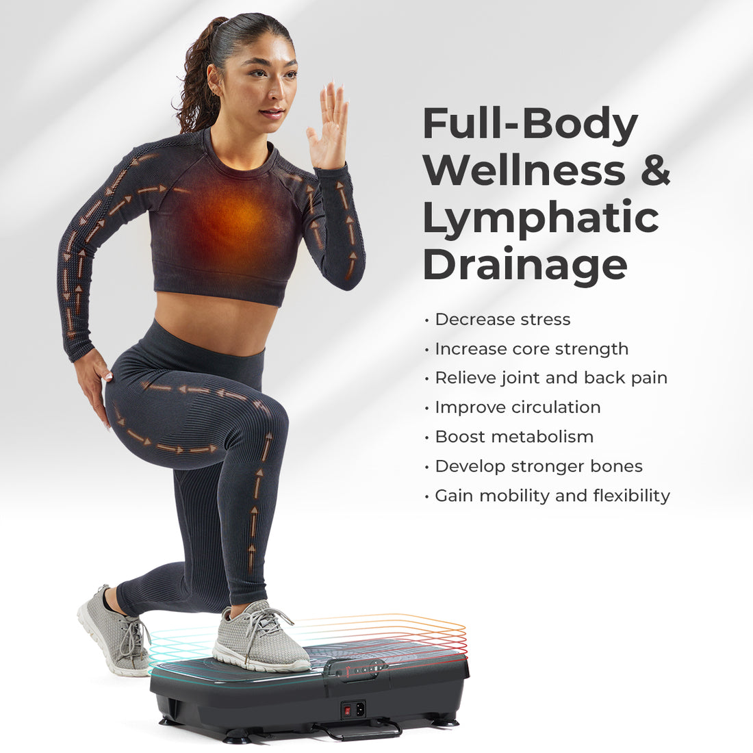 Fitboard 2D Vibration Platform With Resistance Band | Sunny Health ...