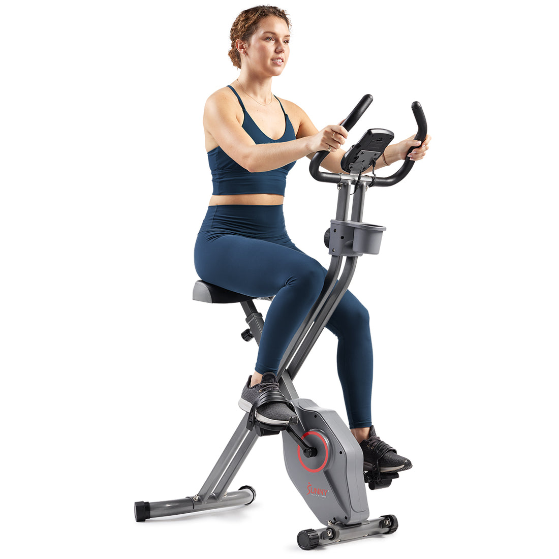 Foldable Magnetic Exercise X-Bike | Sunny Health & Fitness | Sunny ...