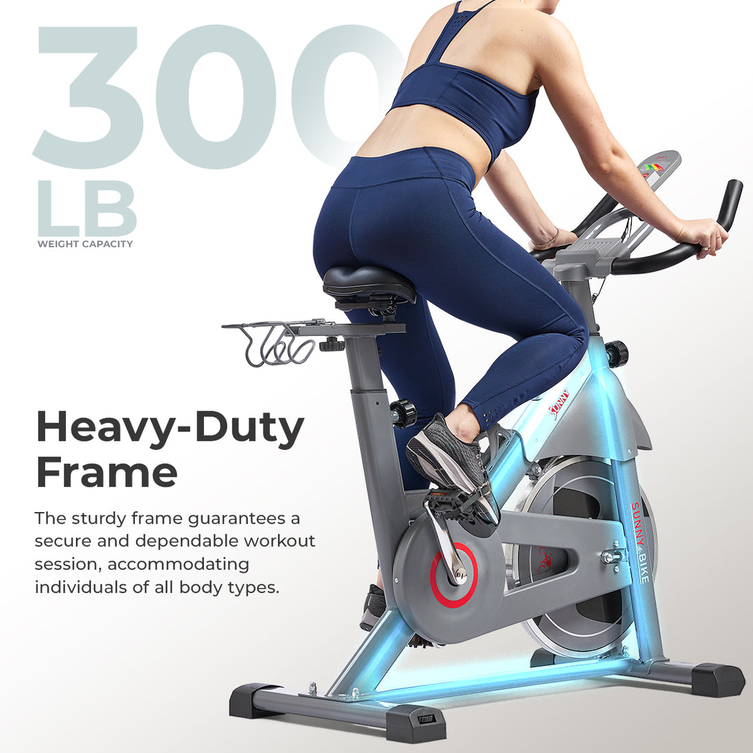 Smart Magnetic Belt Drive Indoor Cycling Exercise Bike | Sunny Health ...