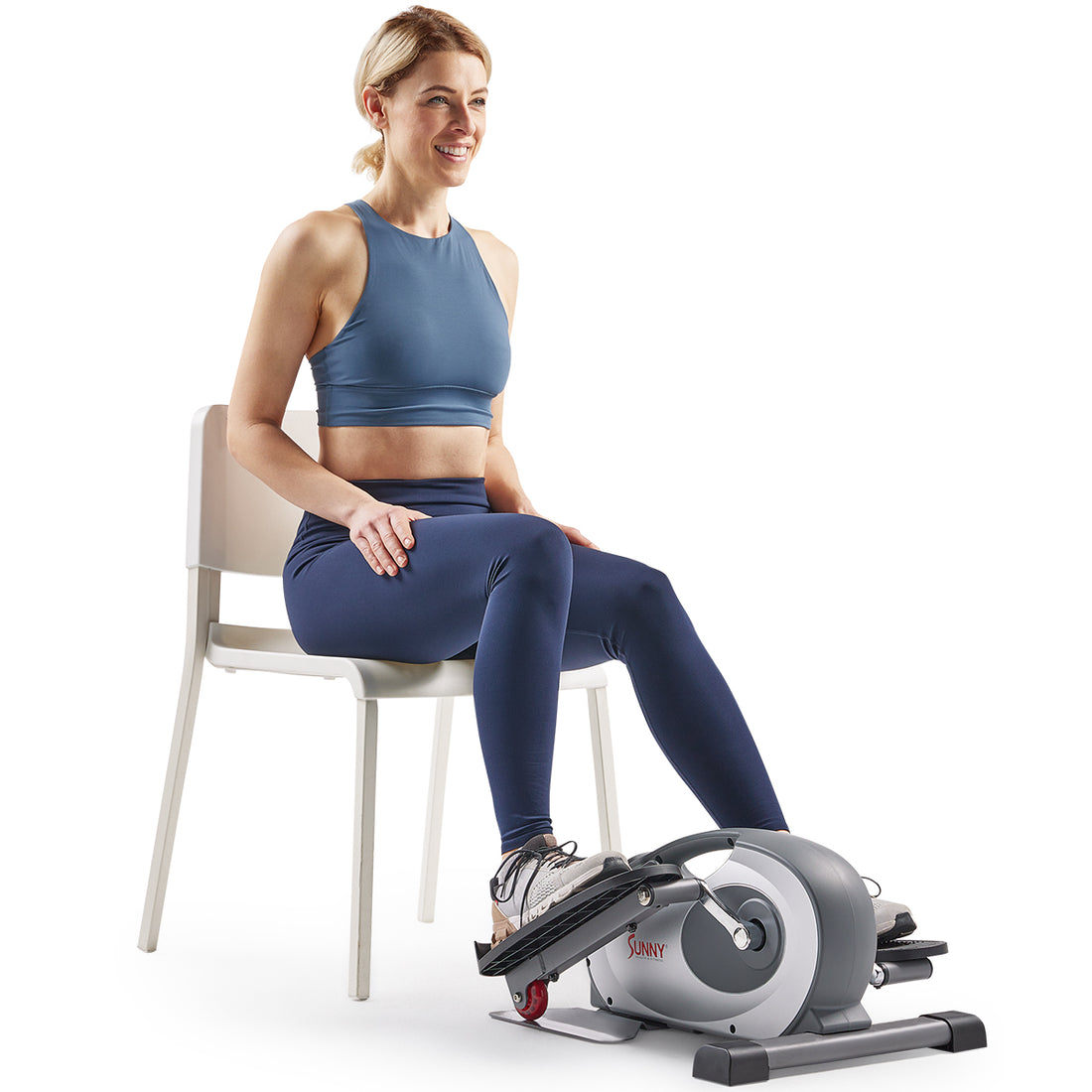 Smart Under Desk Mini Elliptical Exercise Trainer | Sunny Health ...