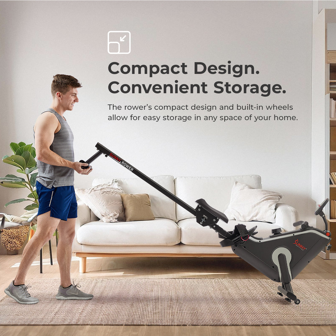 Smart Magnetic Rowing Machine | Sunny Health & Fitness | Sunny Health ...