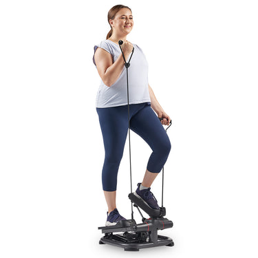 Smart Heavy Duty Power Stepper with Exercise Bands | Sunny Health & Fitness | Sunny Health & Fitness