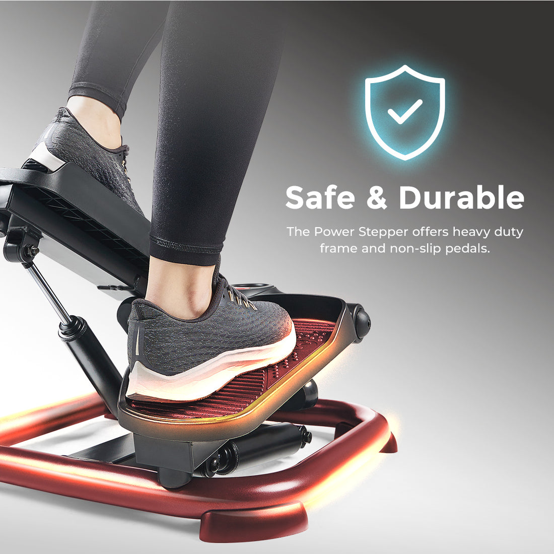 Smart Heavy Duty Power Stepper with Exercise Bands | Sunny Health ...