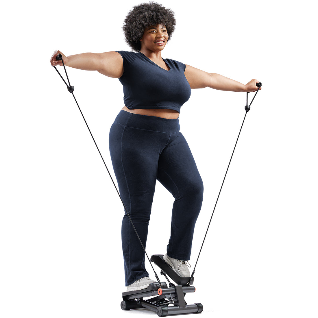 SMART Mini Stepper with Exercise Bands | Sunny Health & Fitness | Sunny ...