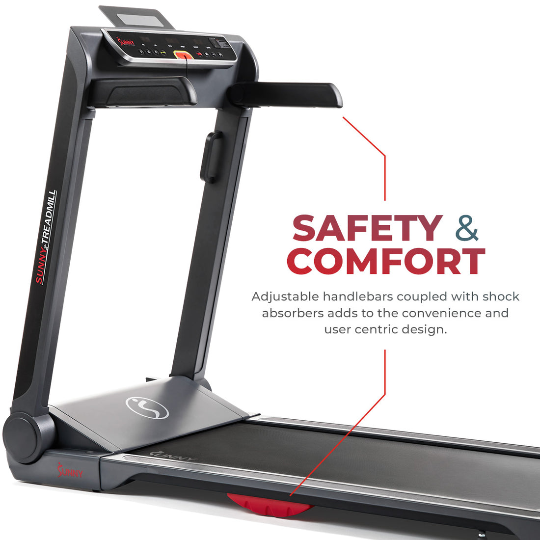 Smart Strider Low Profile Treadmill | Sunny Health & Fitness | Sunny ...