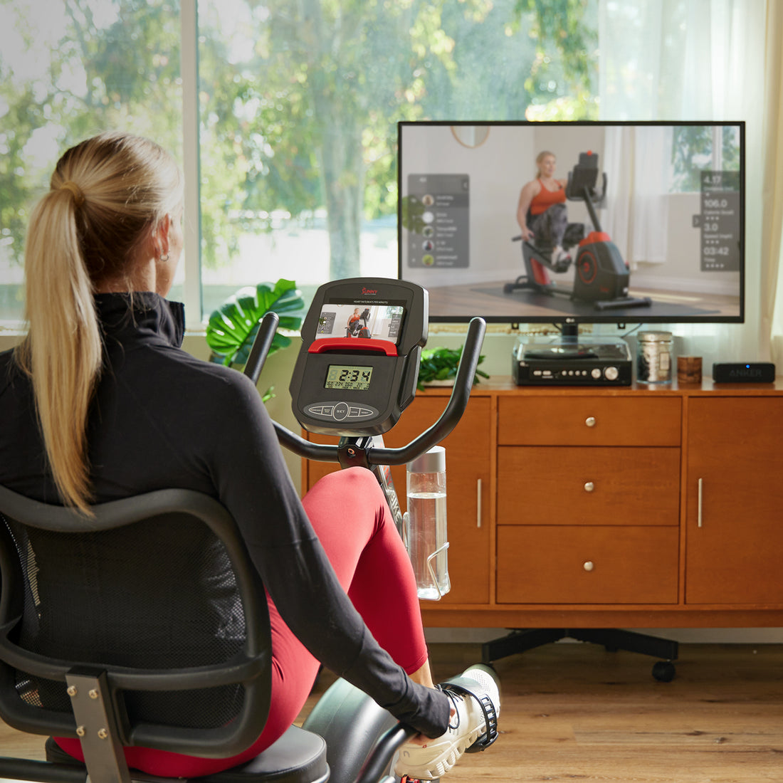 Elite Smart Recumbent Exercise Bike | Sunny Health & Fitness | Sunny ...