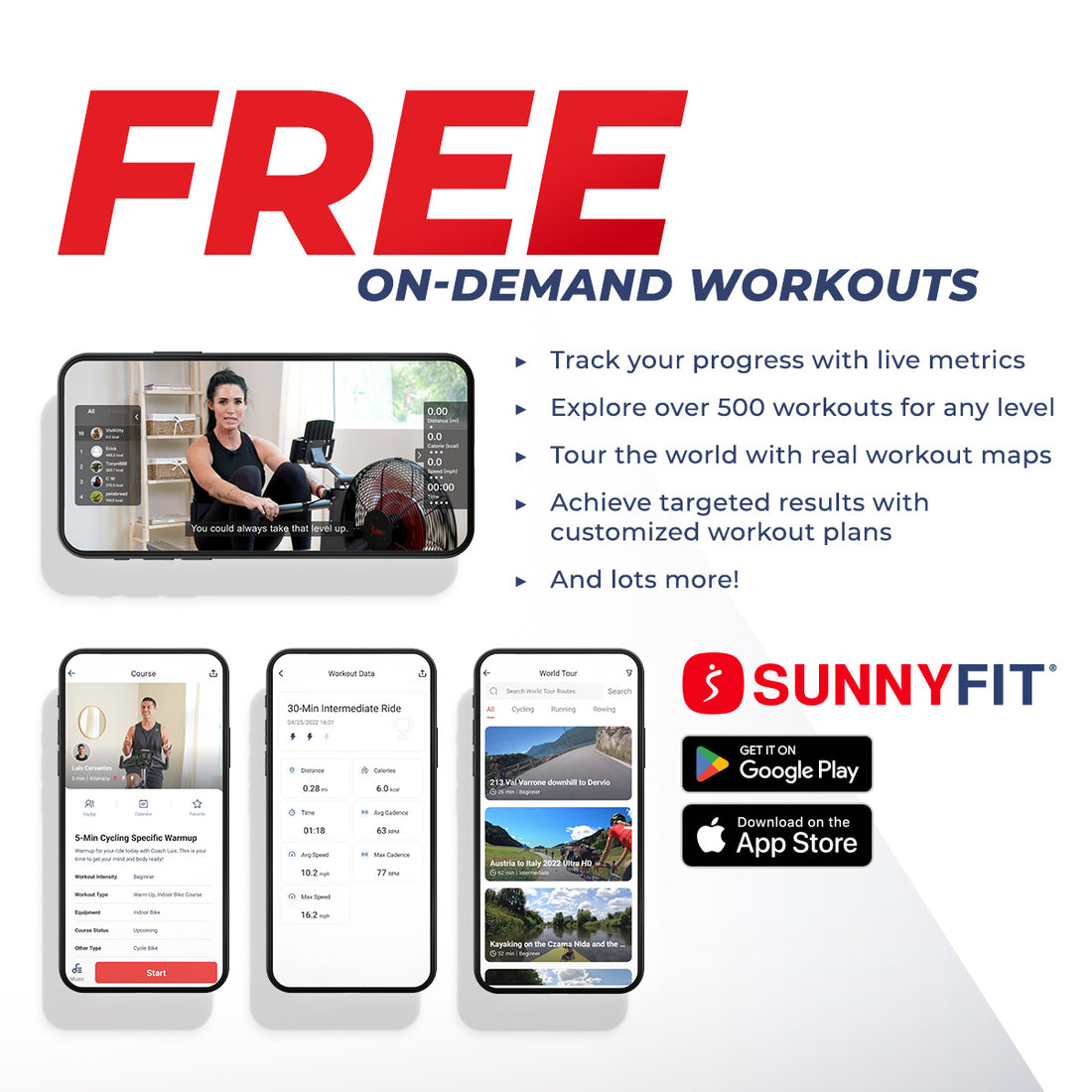 Smart Extra Long Slide Rail Magnetic Rowing Machine | Sunny Health ...