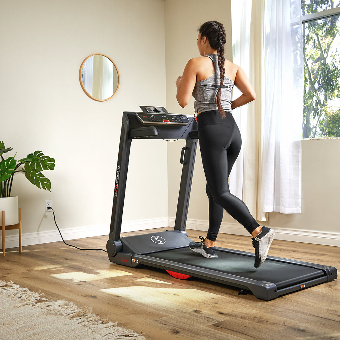 Smart Strider Low Profile Treadmill | Sunny Health & Fitness | Sunny ...