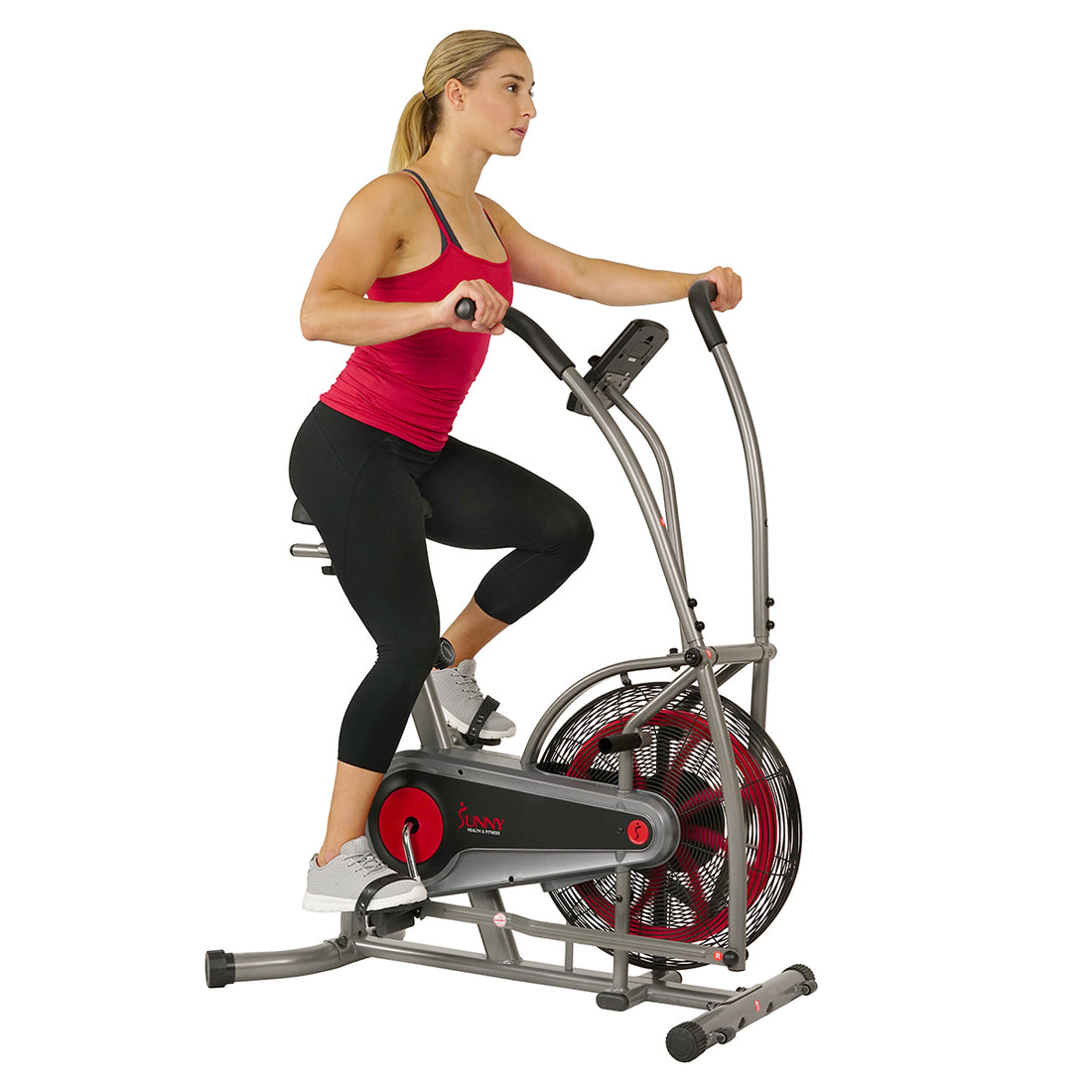 Fan Exercise Bike with Device Holder | Sunny Health & Fitness | Sunny ...